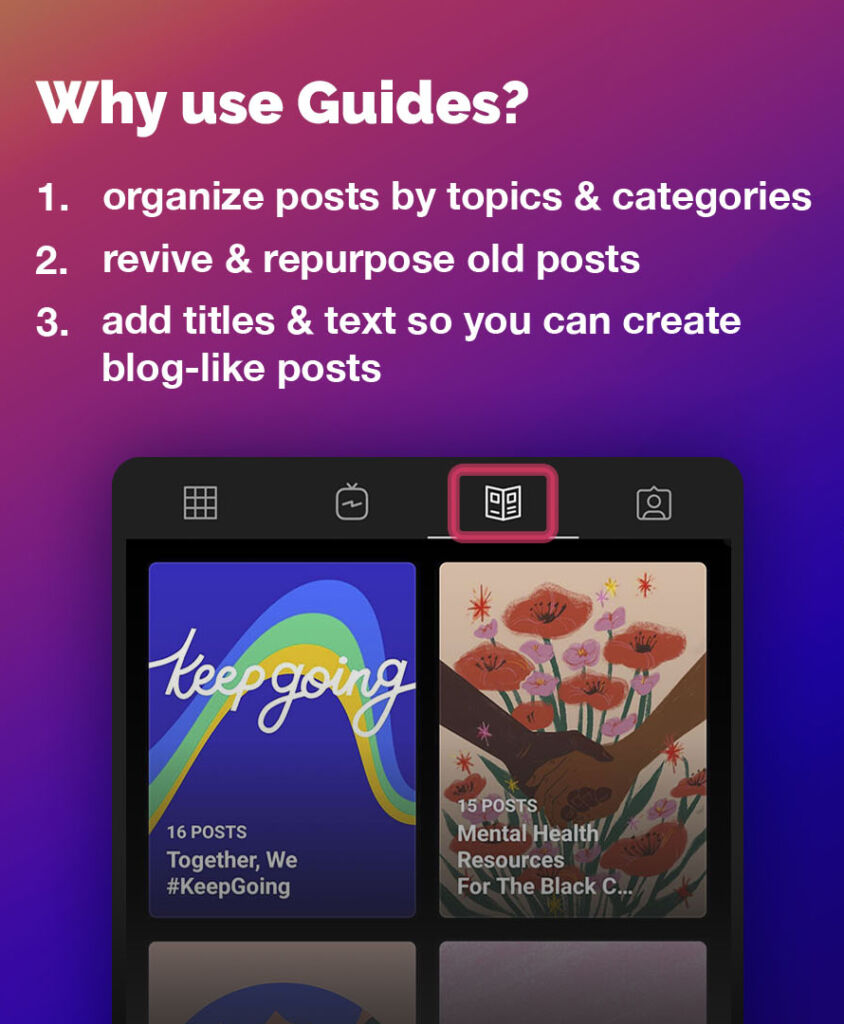How to use Instagram Guides - Neontools - Community