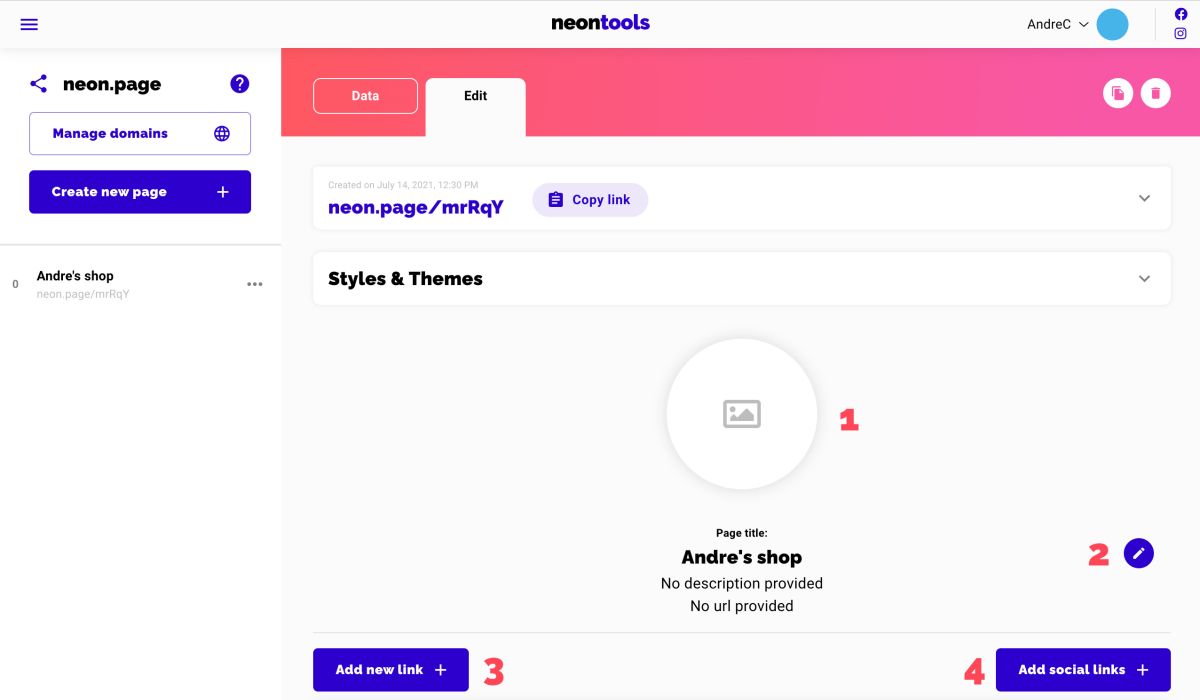 How to use neon.page - by Neon Marketing Technology
